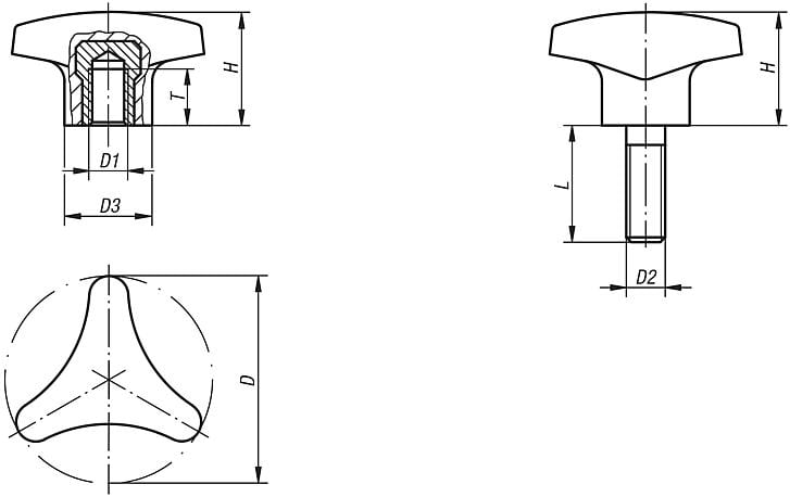Triangular Grips K0183 | North East Industrial Supplies